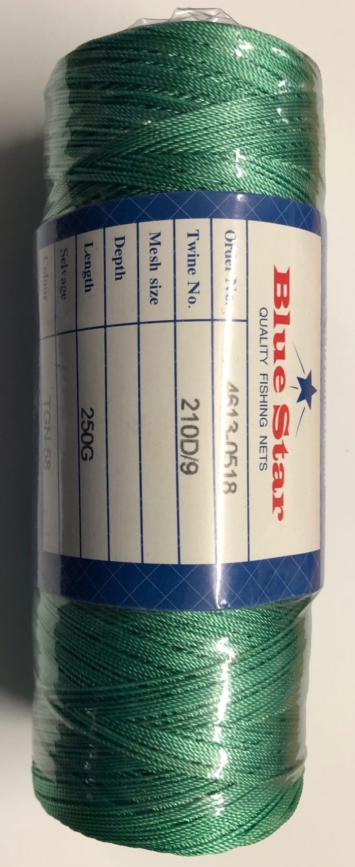 210/9 Green Twisted Nylon Twine - Cavanagh Nets